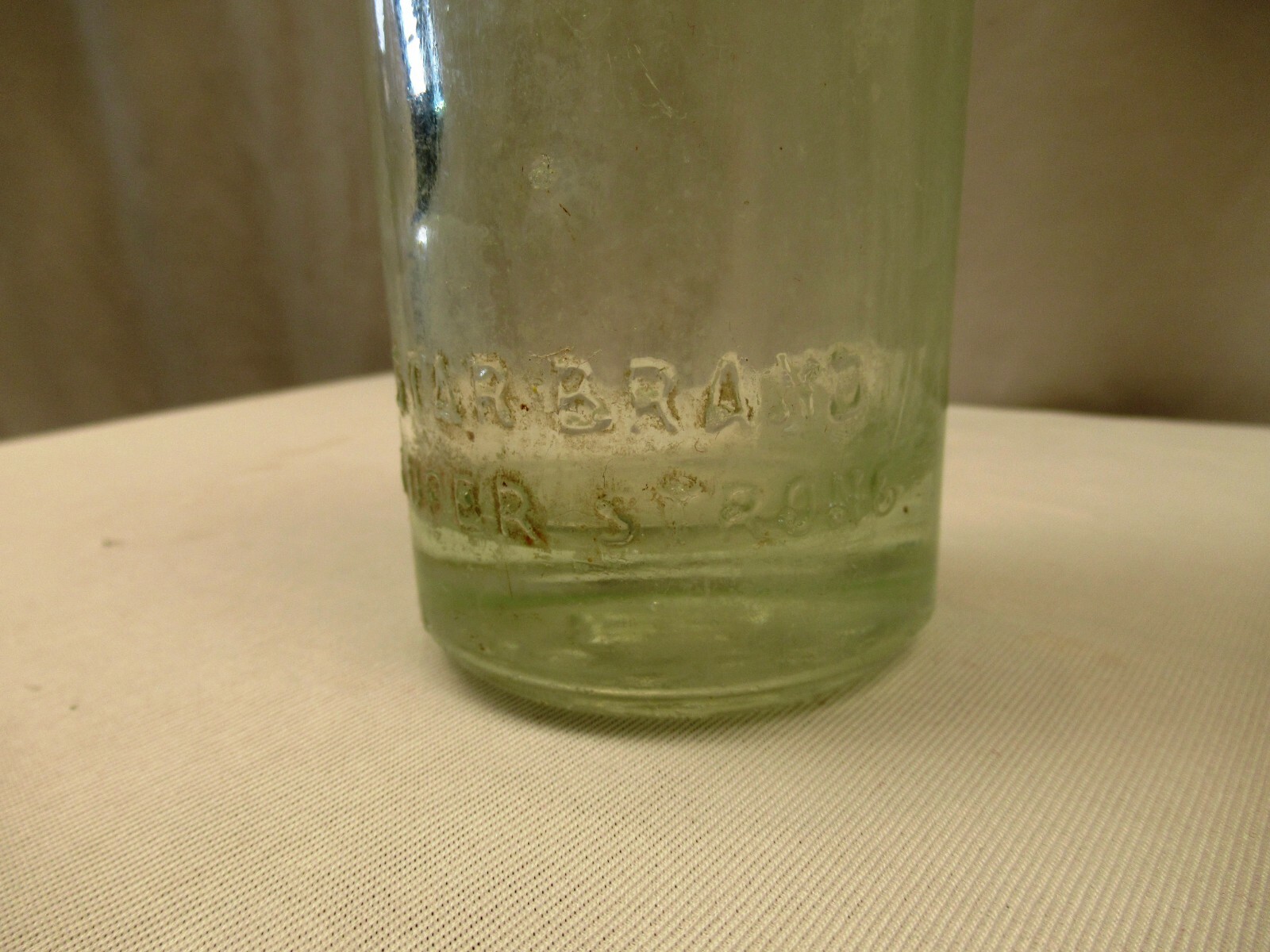 Vintage Soda Bottle Codd Neck Marble Stopper Star Brand Super Strong ...