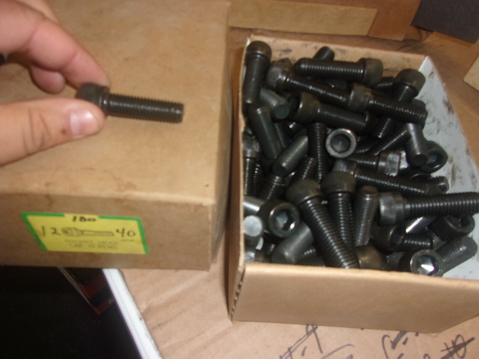 LOT OF 85 M12-1.25 x 40 or M12x40 or 12mm x 40mm Socket Allen Head Cap ...