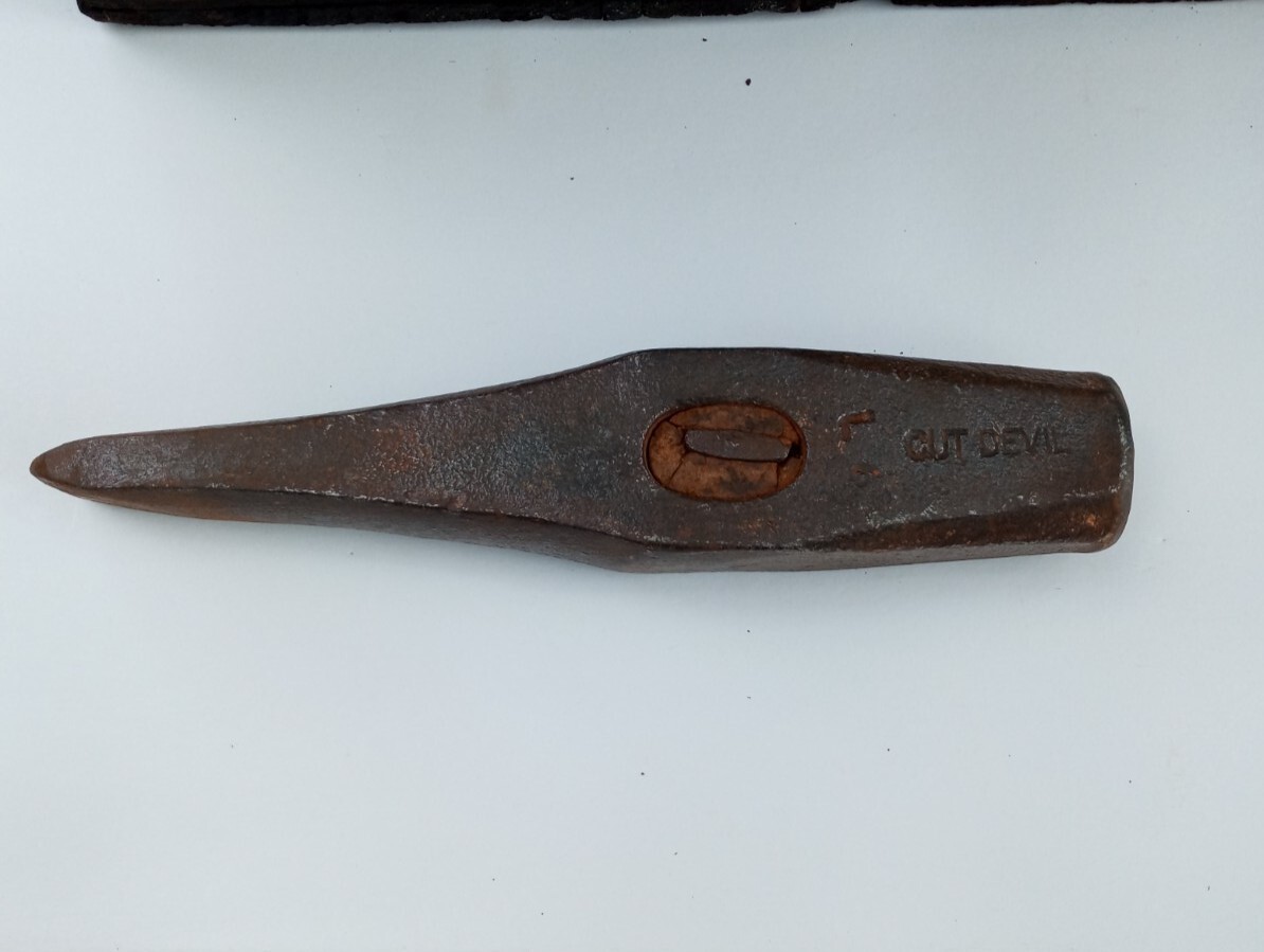 Vintage Railroad Spike Driver Made By Cut Devil. Weight is 5 lbs & 5 ...