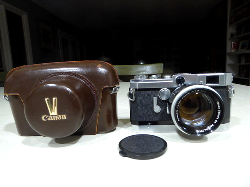 Canon Vt Deluxe Camera 50mm f:1.2 Lens M39 Mount Case Cap | eBay