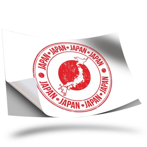 1 x Vinyl Sticker A3 - Japan Tokyo Asia Red Stamp Map Flag #5516 | eBay