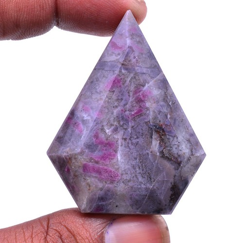 306 Cts Natural Sapphire With Ruby Spots 51mm 39mm Kite Shape Cut Loose ...