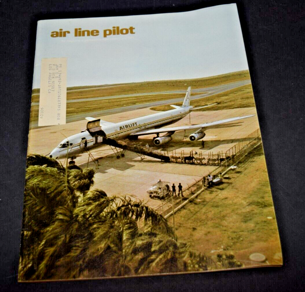 JUL 1977 - The AIRLINE PILOT Magazine - Airlift - Barcelona, Venezuela ...