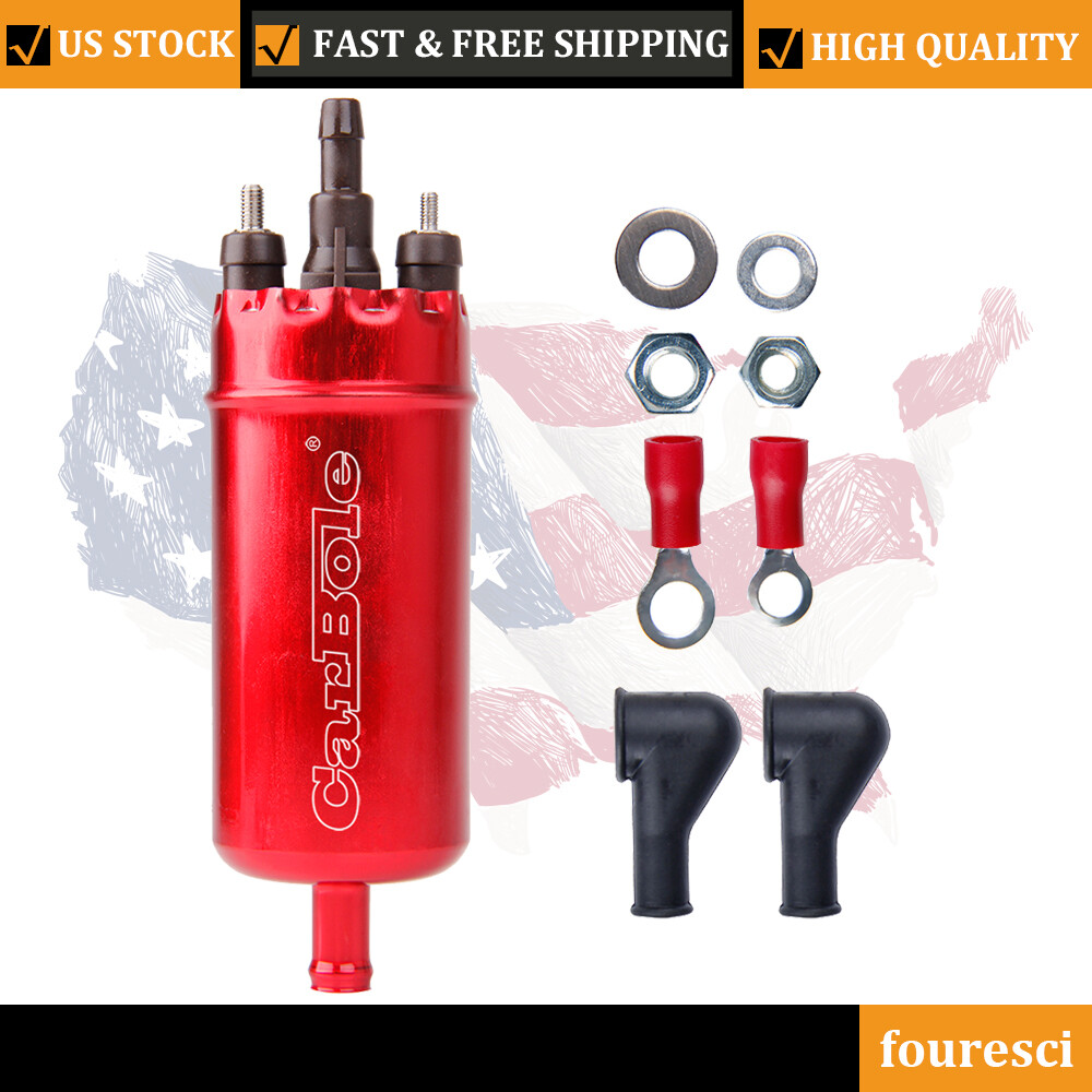 External Universal Electronic Fuel Pump High Pressure 45-125 PSI ...