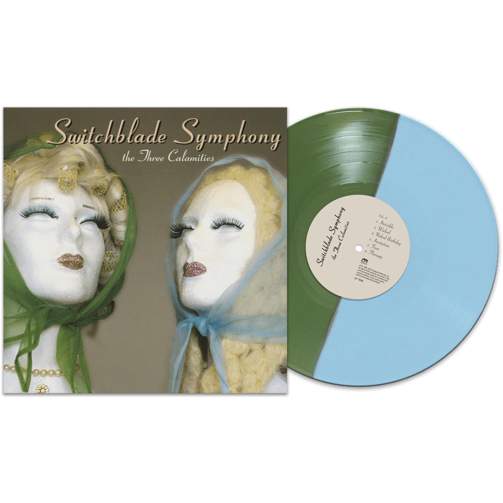 SWITCHBLADE SYMPHONY - The Three Calamities LP Green/Blue Split Color ...
