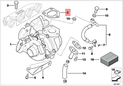 Genuine BMW X3 X5 E46 E53 E60 E61 E65 E83 E87 E90 E91 118d Gasket ...