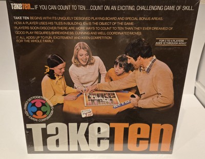 Vintage 1975 Take Ten Game Unopened Sealed RARE Edu-Cards Corporation ...