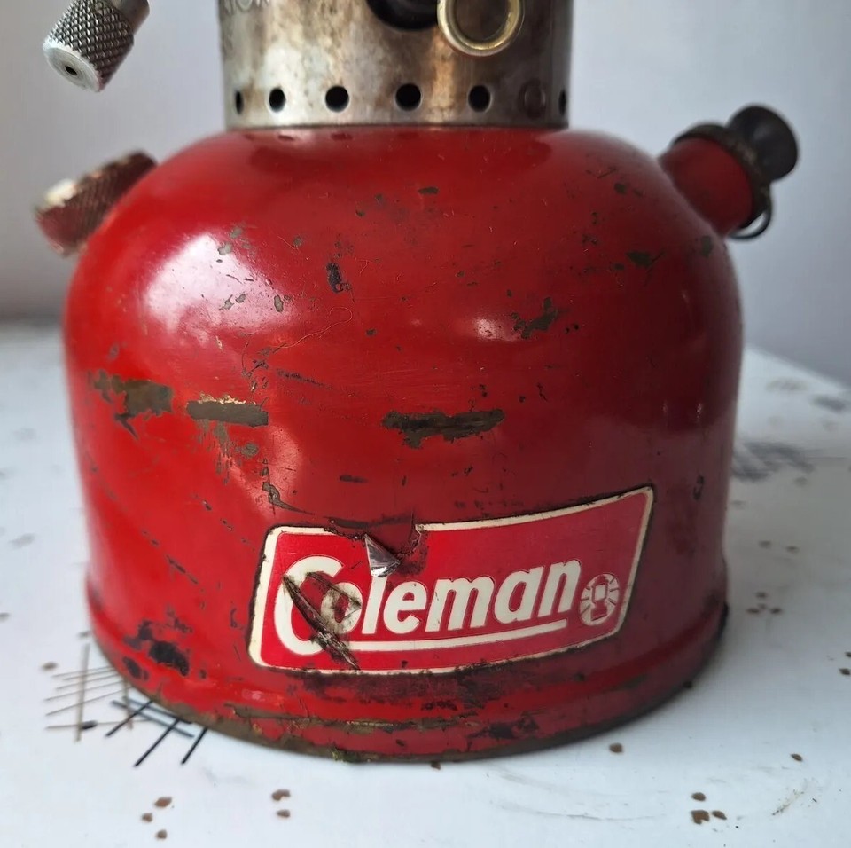 Vintage Red Coleman Lantern Model 200 February 1964 With Accessories | eBay