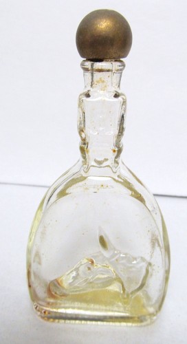 CHARBERT GENTLEMEN'S COLOGNE PERFUME BOTTLE #377 GLASS W HORSE 2 OZ ...