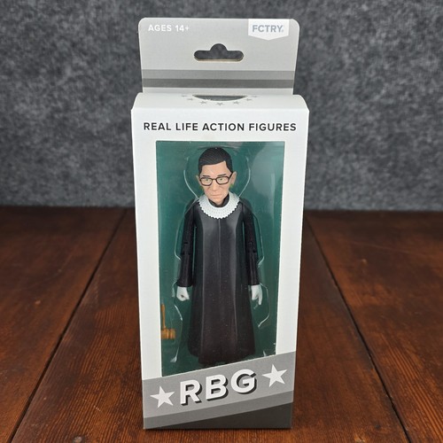 Justice Ruth Bader Ginsburg RBG Real Life Action Figure Doll NEW BOX ...