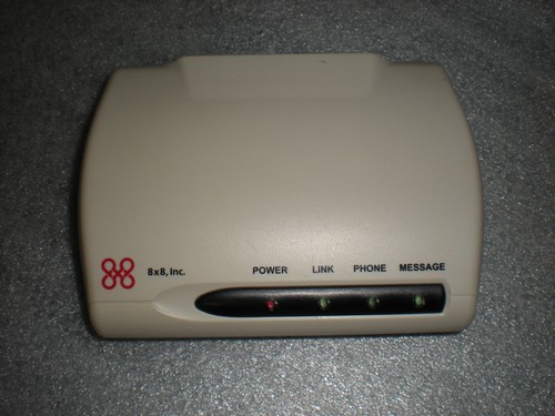 Broadband 8x8 DTA310 VOIP Phone Data Packet8 Terminal Adapter NO POWER ...