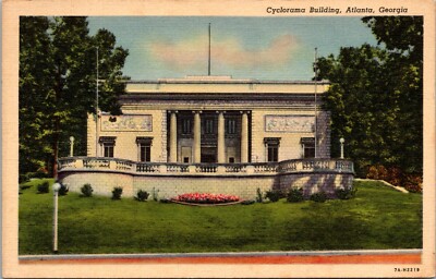 Atlanta Georgia GA Cyclorama Building Grant Park Civil War Painting ...