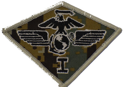 USMC FIRST 1ST I MARINE AIRCRAFT WING MAW PATCH DESERT TAN CAMP FOSTER ...