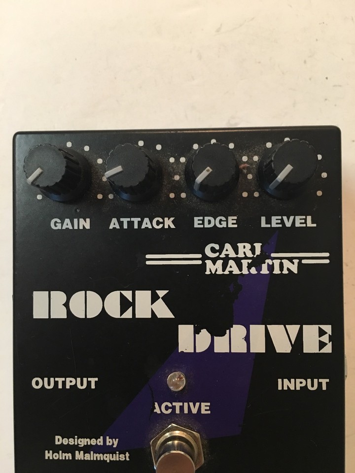 Carl Martin Rock Drive Analog Distortion Unit Overdrive Guitar Effect ...