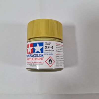 Tamiya 81304 XF-4 Yellow Green Acrylic Paint 23ml Large Bottle - US | eBay