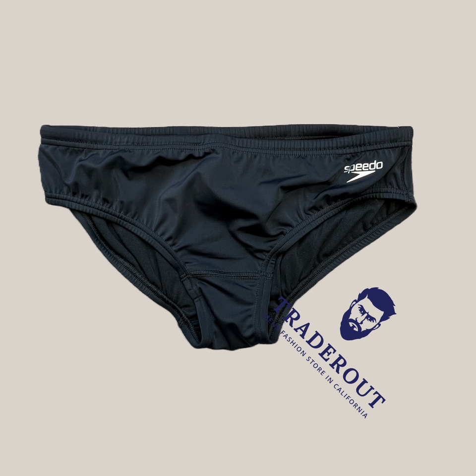 Speedo Men black beach diving 3" swim Brief bikini Swimwear size 32 | eBay