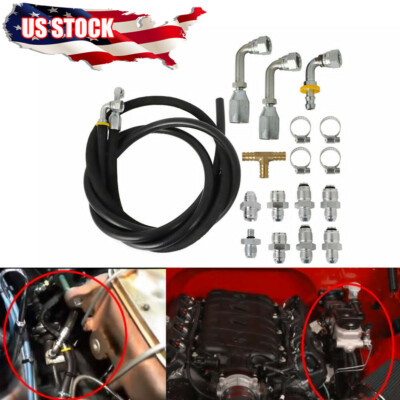 STEERING HOSE HOOK UP KIT + FITTINGS FOR GM HYDROBOOST POWER BRAKE ...