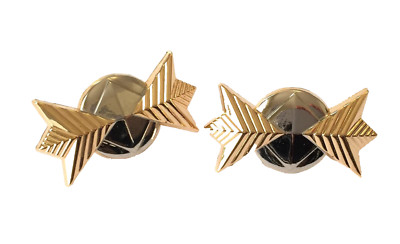 DELUXE Star Trek Commodore Metal Rank Pin Set of 2- Movies II-VI Era | eBay