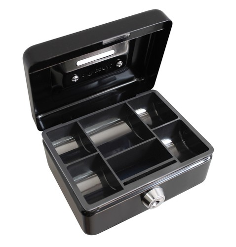 4inch Small Key Lock Petty Cash / Piggy Bank Money Box / Pot Safe Coin ...