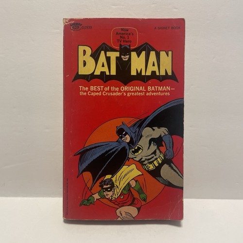 Batman “Best Of The Original” Paperback Book Signet 1st Edition 1966 ...