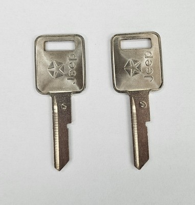 2 B46 J JEEP Logo Ignition Key Blanks 320470 Uncut, New | eBay