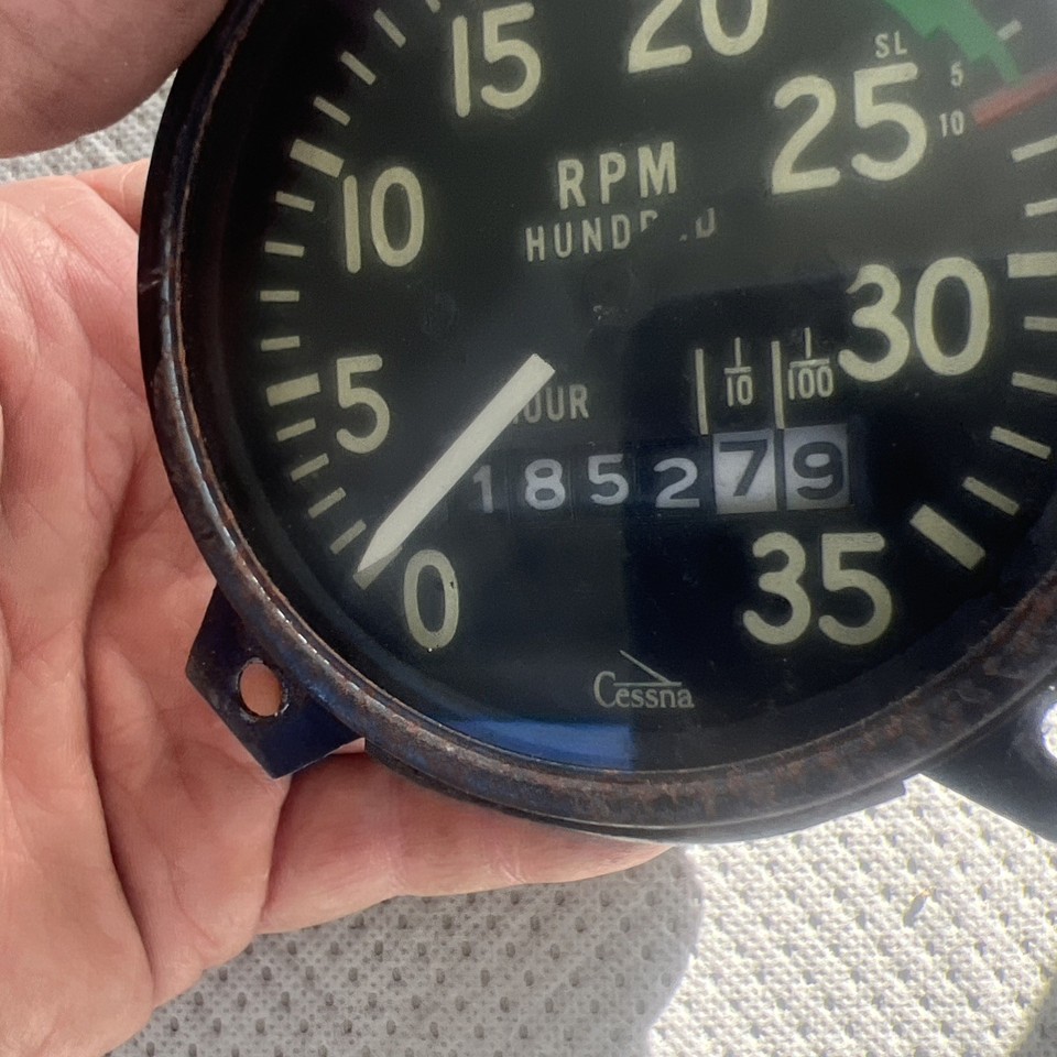 Cessna Tachometer PN C668020 0108 551 ACL X10 Stewart Warner Corp | eBay