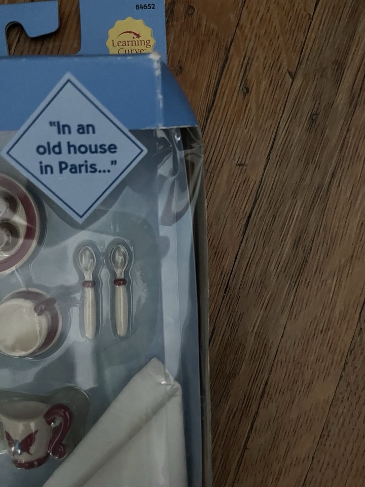 Madeline Doll Old House In Paris Tea Party Set Learning Curve | eBay