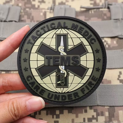TEMS (TACTICAL EMERGENCY MEDICAL SUPPORT) TACTICAL MEDIC...PVC SEW-ON ...