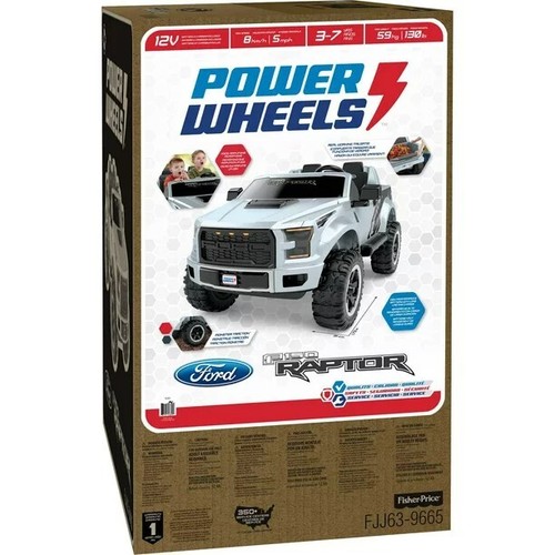 Power Wheels Ford F-150 Raptor 12-V Ride On - Silver for sale online | eBay