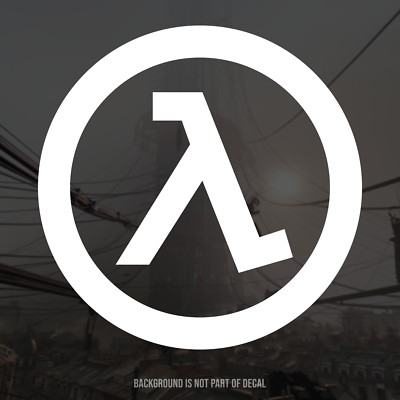 Half Life 2 Lambda - Gordon Freeman Vinyl Decal Sticker | eBay