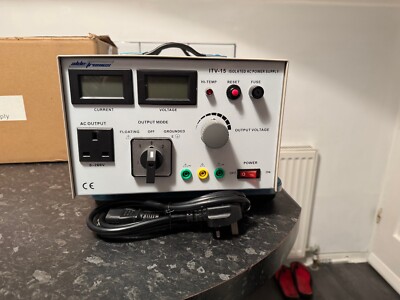 Variable Isolation Safety Transformer IN 240V / OUT adjustable 1500VA ...