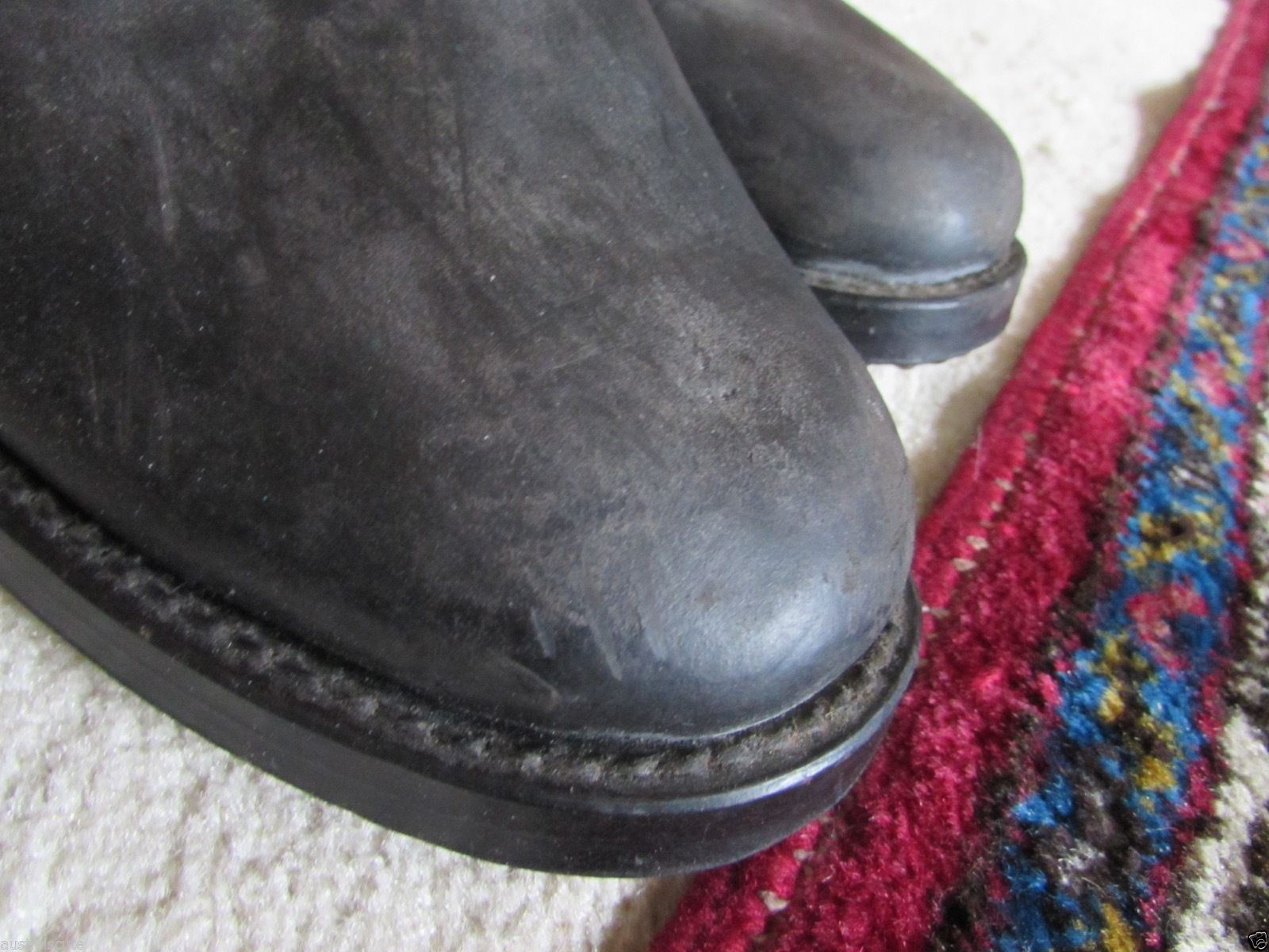 Vintage AA Cutter Co. Logger Hunter 17” Cork Boots Size 8 Leather ...