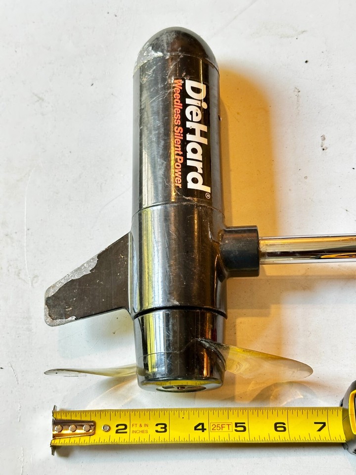 Vintage ~ DieHard ~ Electric Trolling Motor 1/2 HP ~ 3 Speed ~ Model ...