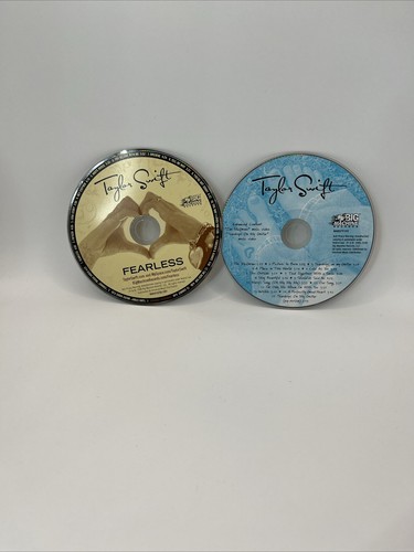 Taylor Swift Fearless & Taylor Swift 2008 Album Big Machine Records CD ...