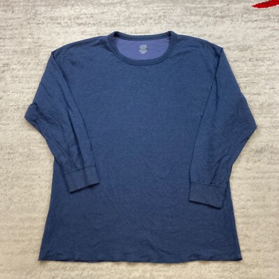 Duofold Shirt XL Blue Wool Two Layer Preppy Base Hike Merino Outdoors ...