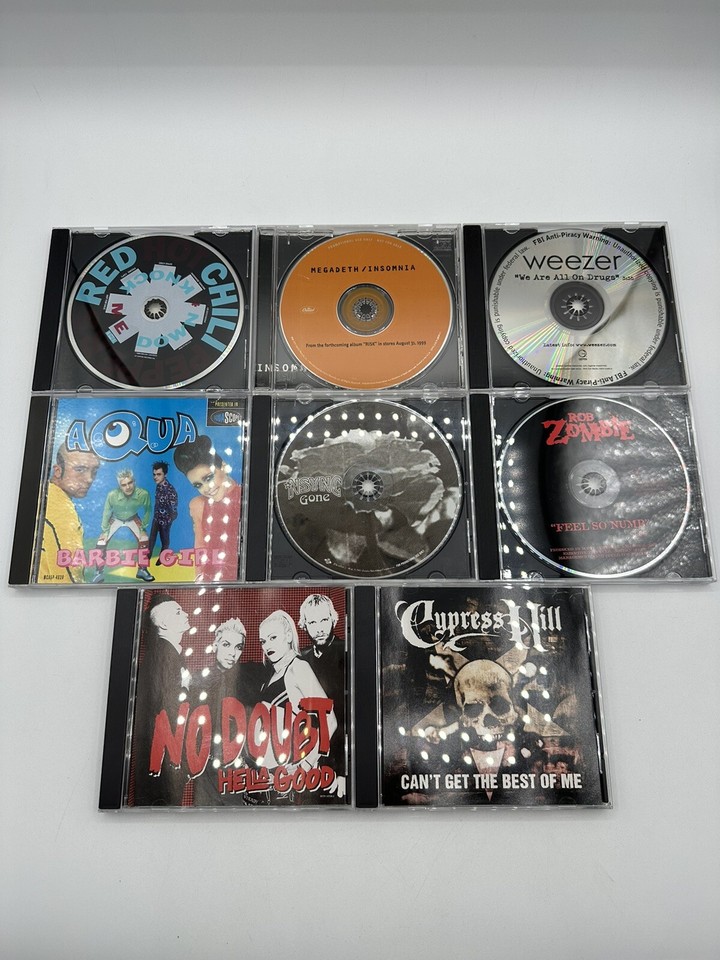 28 Promo CDs Single Collection Rare Mostly Singles Clean Discs Read ...