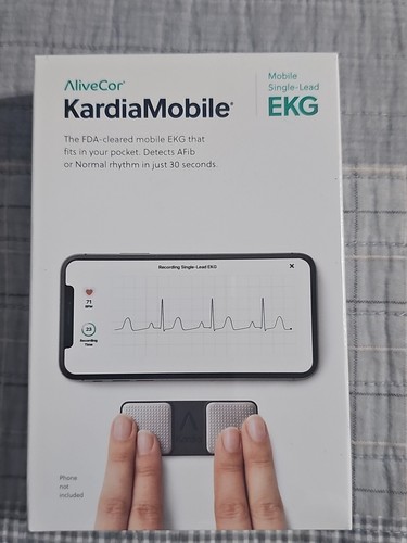 AliveCor - KardiaMobile Personal EKG Monitor - Black | eBay