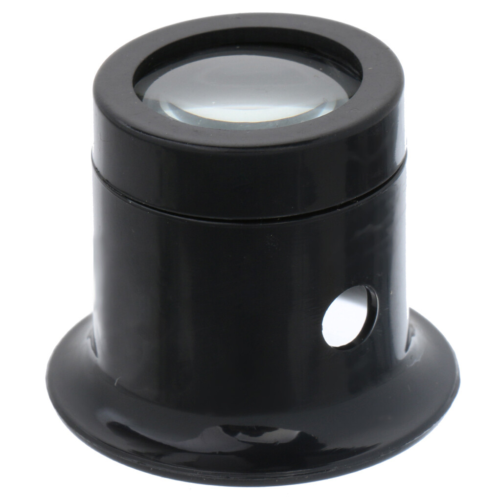 Jeweler Loupes Magnifier Magnifying Glass Lens Loop Microscope 10X ...