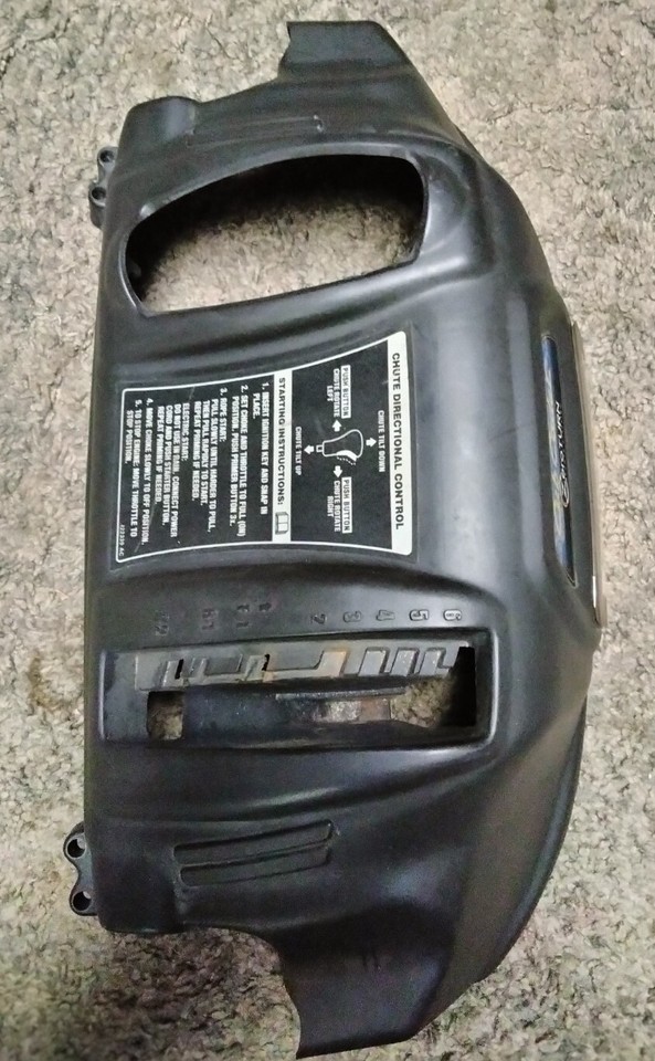Cub Cadet Snowblower Handle Panel 931-05335 Console w/ Headlight 931 ...