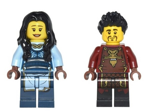 LEGO Ninjago Minifigures Ray & Maya (From 70627) New, Unassembled ...