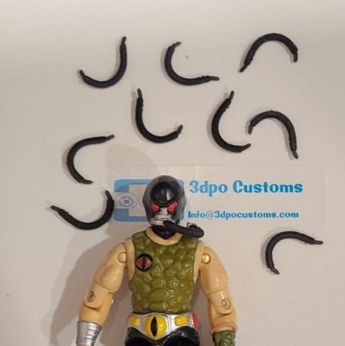 GI Joe CROC MASTER 1987 Flex Resin Breather Hose Tube | eBay