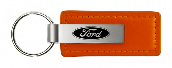 Bundle of 2 Sale! Ford Logo Genuine Leather Key Chain Fob Official ...