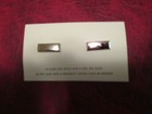 Pair of 1st LT Lieutenant Rank Insignia Silver Bars half size USA Made ...