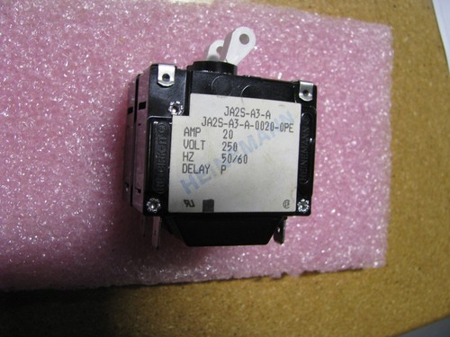 HEINEMANN CIRCUIT BREAKER 20 AMP # JA2S-A3-A-0020-0PE NSN: 5925-00-259 ...