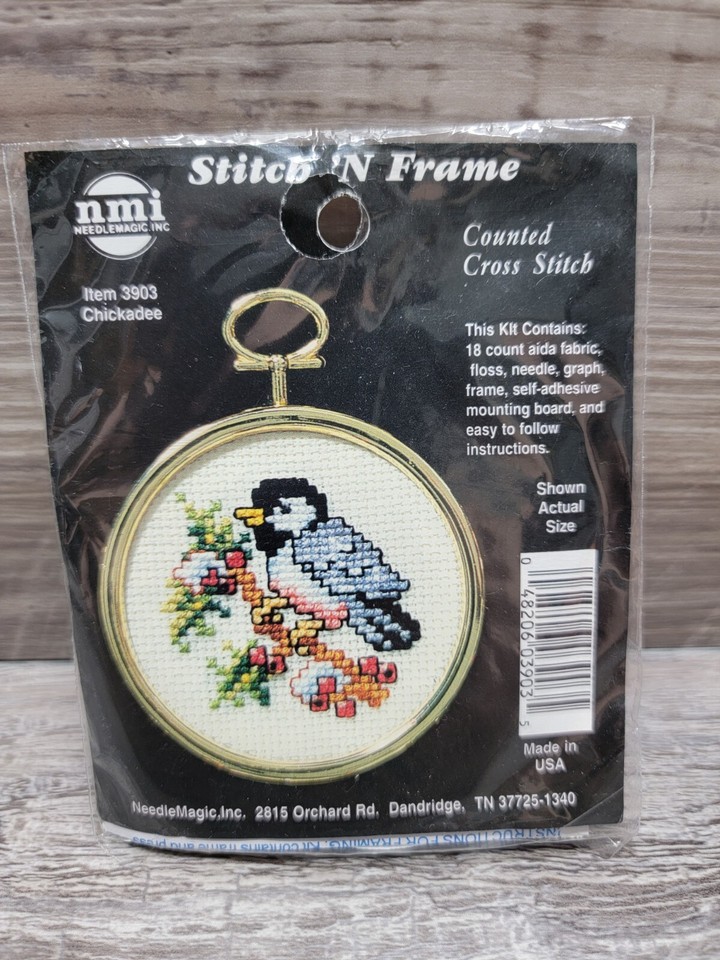 Vintage NMI Needle Magic Stitch 'N Frame Lot of 6 NEW Cross Stitch Ornament Kits | eBay