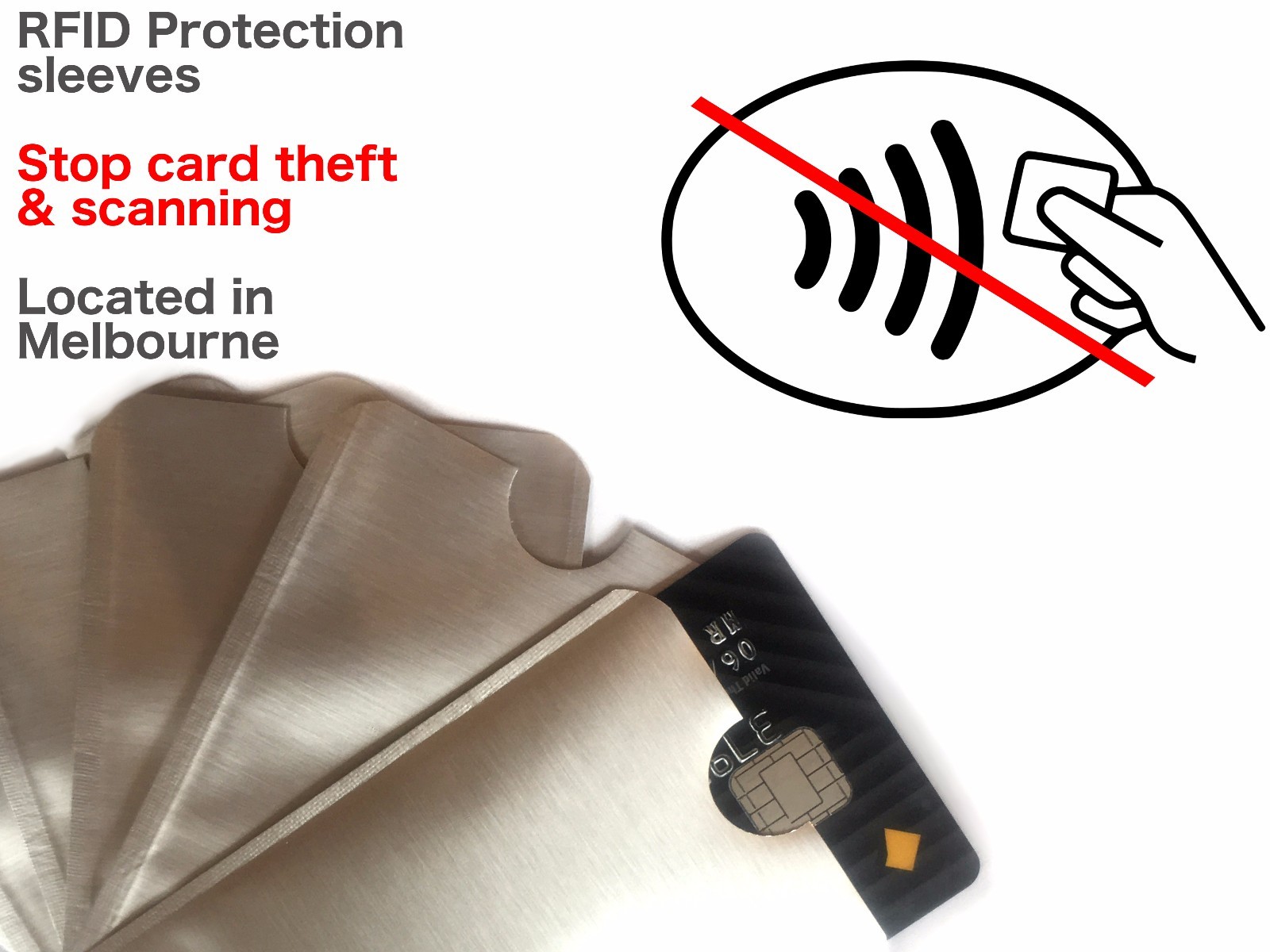 RFID Blocking Sleeves - Secure Credit Card Protector - Anti Skim Scan ...