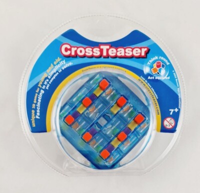 New - 2002 CrossTeaser Unique 3D Game Brain Teaser Puzzle Rotate Colour Wheels | eBay