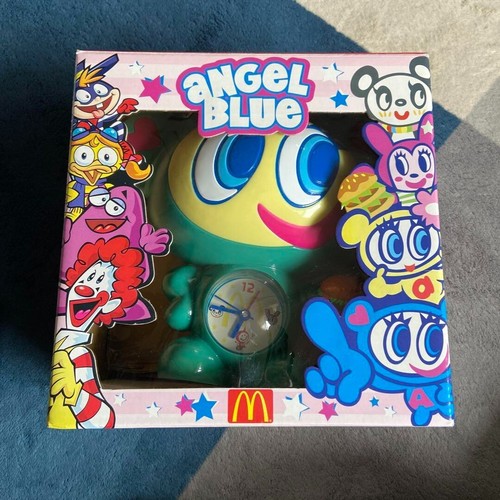 ANGEL BLUE Alarm clock Toy Hobby McDonald's Collaboration Nakamura-kun ...