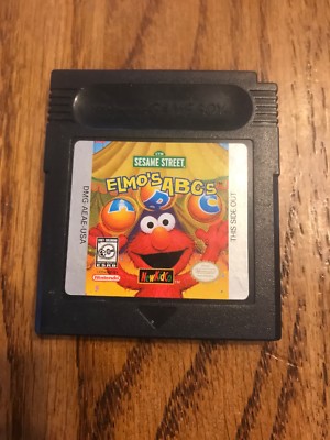 Sesame Street: Elmo's ABCs Nintendo Game Boy Color *Nice Kids Game ...