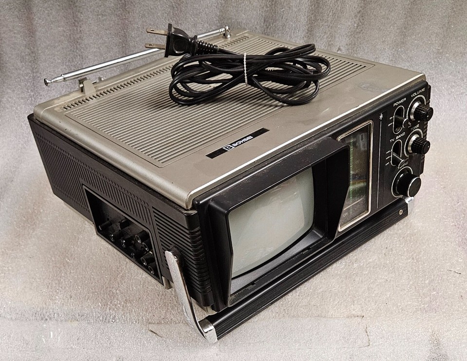 Rare Vintage BOHSEI Model 5001 Portable 5 inch Television | eBay